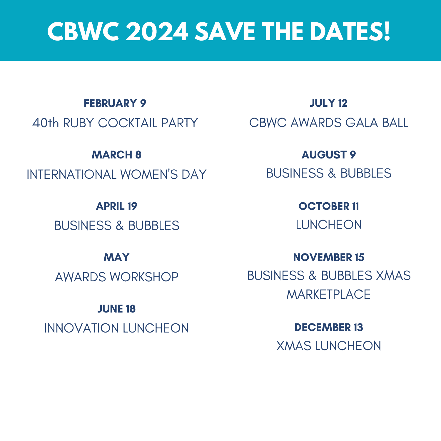 CBWC Events - Cairns Business Women's Club